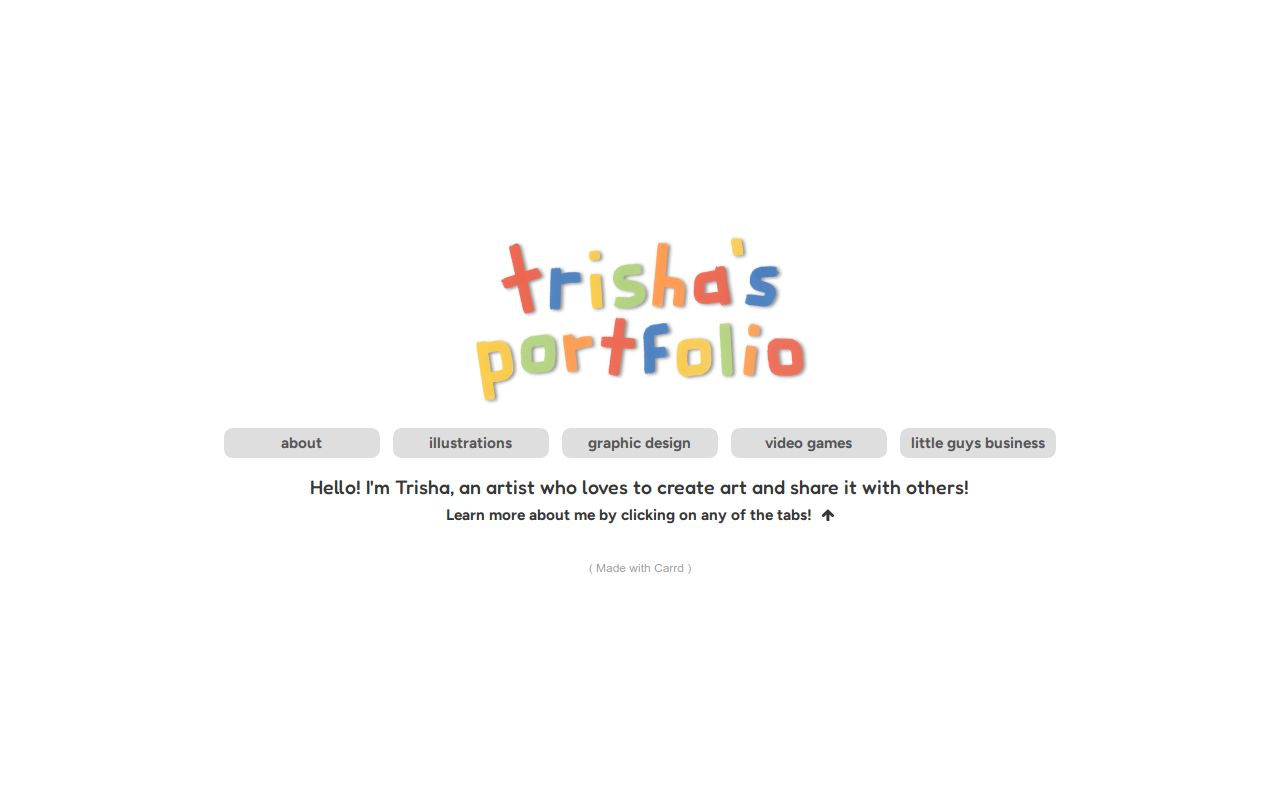 trisha's portfolio
